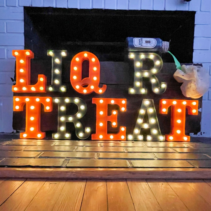 DIY Marquee Letters - Step by Step Guide - Blitsy