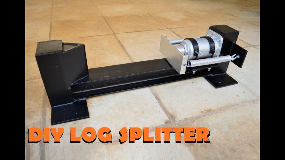 Homemade DIY Log Splitter - Blitsy