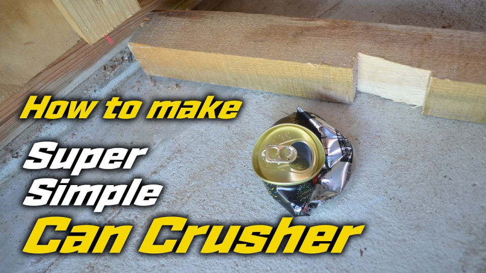 DIY Can Crusher - Step by Step Guide - Blitsy