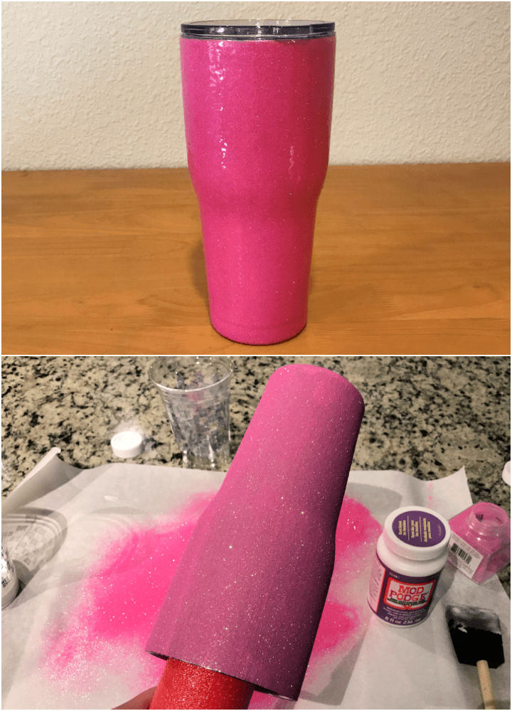 DIY Glitter Tumbler - Step by Step Instructions - Blitsy