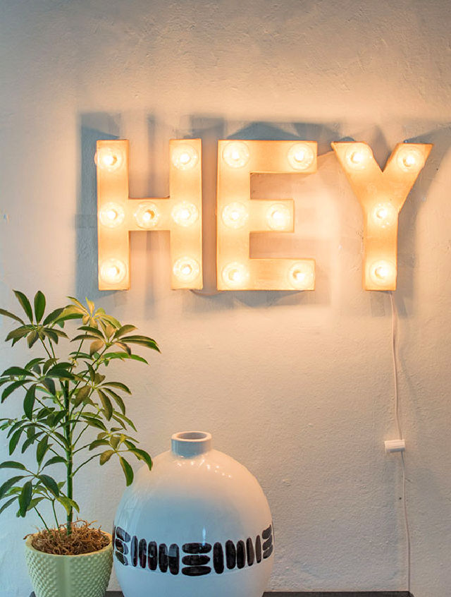 DIY Marquee Letters - Step by Step Guide - Blitsy