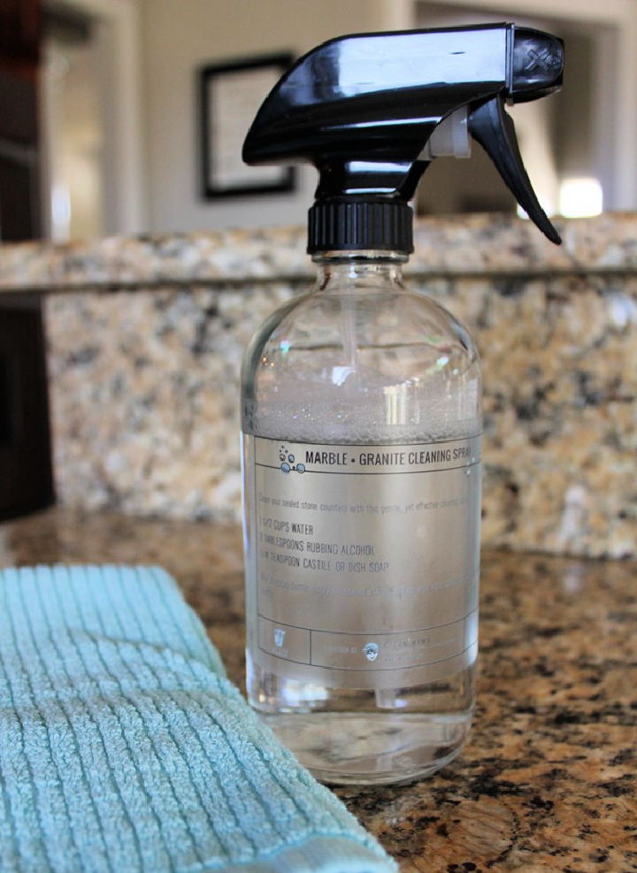 Homemade DIY Granite Cleaner Recipe - Blitsy