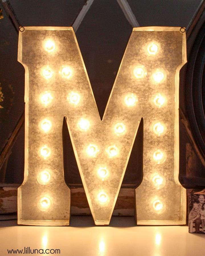 DIY Marquee Letters - Step by Step Guide - Blitsy