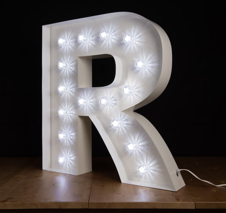 DIY Marquee Letters - Step by Step Guide - Blitsy