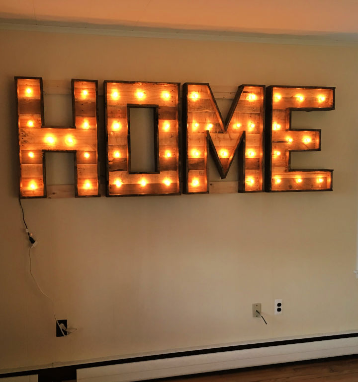 DIY Marquee Letters - Step by Step Guide - Blitsy