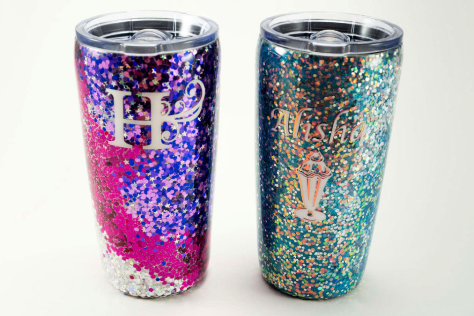 DIY Glitter Tumbler - Step by Step Instructions - Blitsy