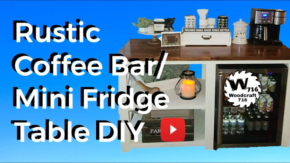 DIY Mini Fridge Cabinet to Keep Your Drinks Cool - Blitsy