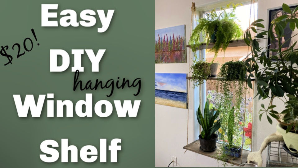 DIY Window Plant Shelf to Elevate Your Indoor Garden - Blitsy