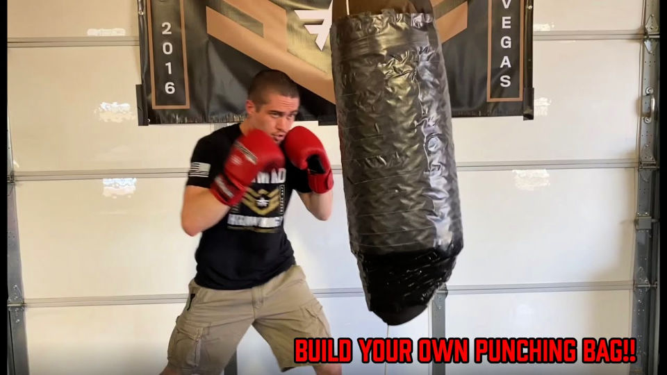 Homemade DIY Punching Bag - Blitsy