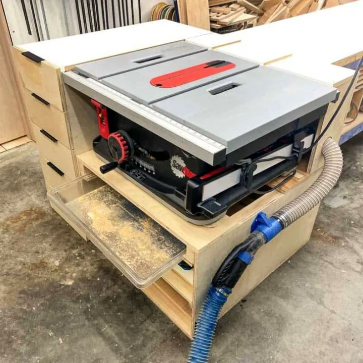DIY Table Saw Stand Plans - Blitsy