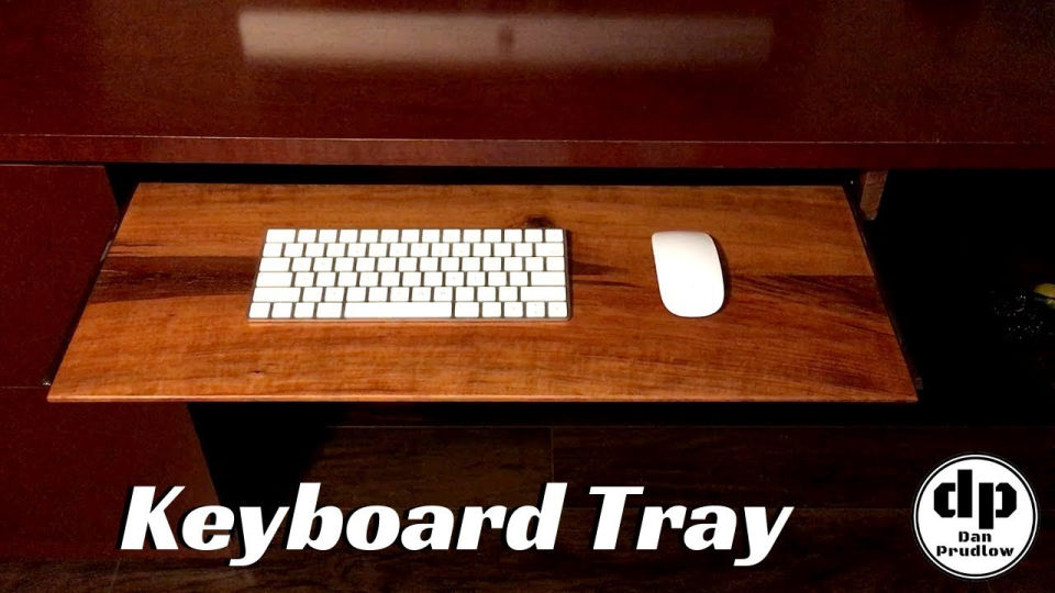 DIY Keyboard Tray - Step by Step Instructions - Blitsy