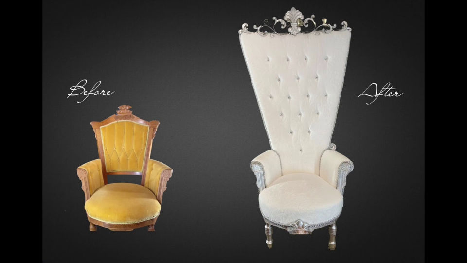 Budget-Friendly DIY Throne Chair - Blitsy