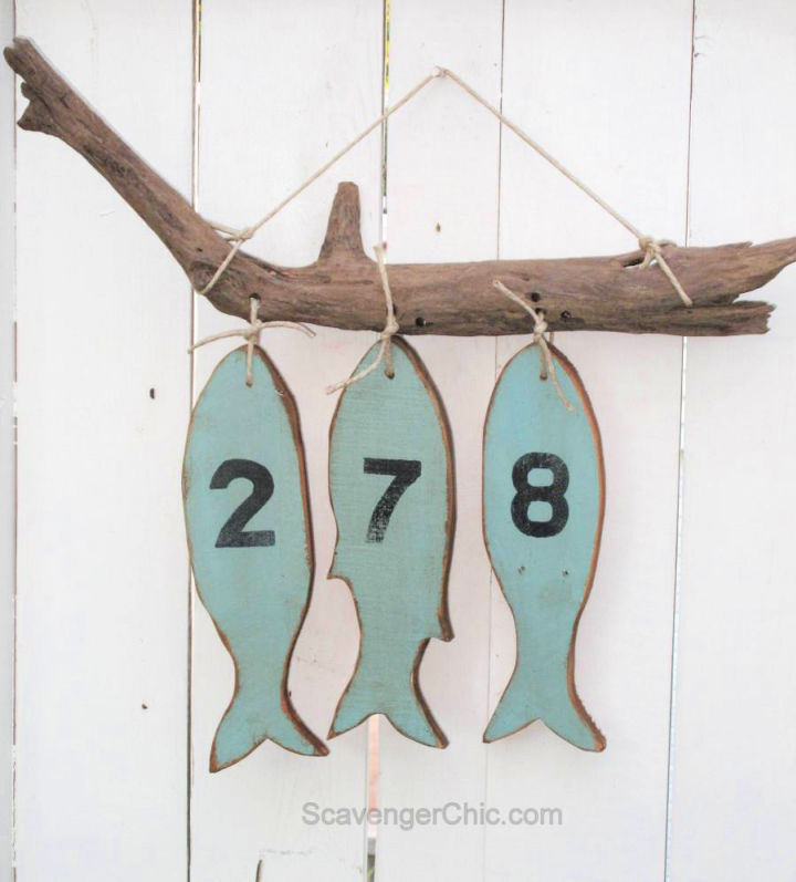 30 DIY House Number Ideas and House Number Signs - Blitsy