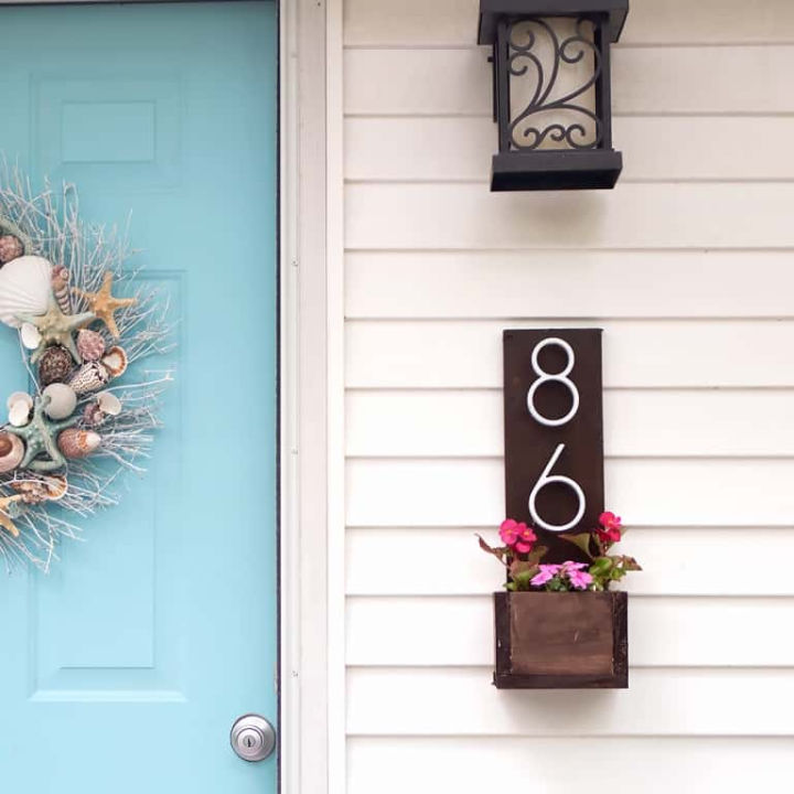 30 DIY House Number Ideas and House Number Signs - Blitsy