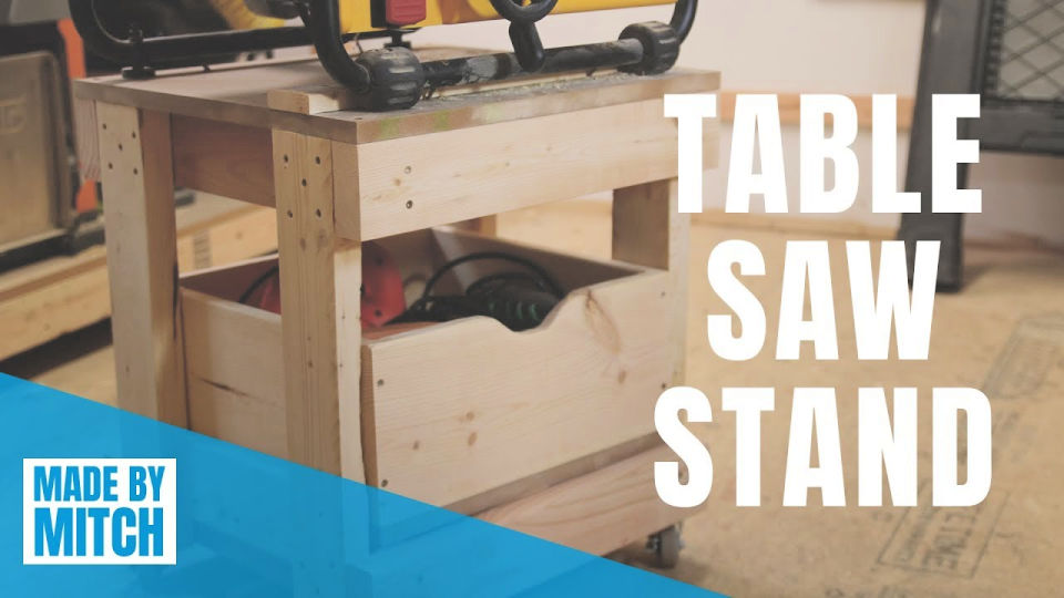 DIY Table Saw Stand Plans - Blitsy