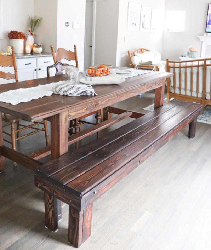 DIY Dining Bench for Your Dining Space - Blitsy
