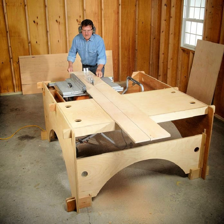 DIY Table Saw Stand Plans - Blitsy