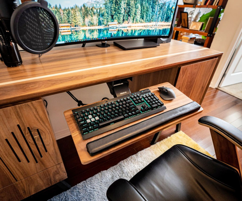 DIY Keyboard Tray - Step by Step Instructions - Blitsy