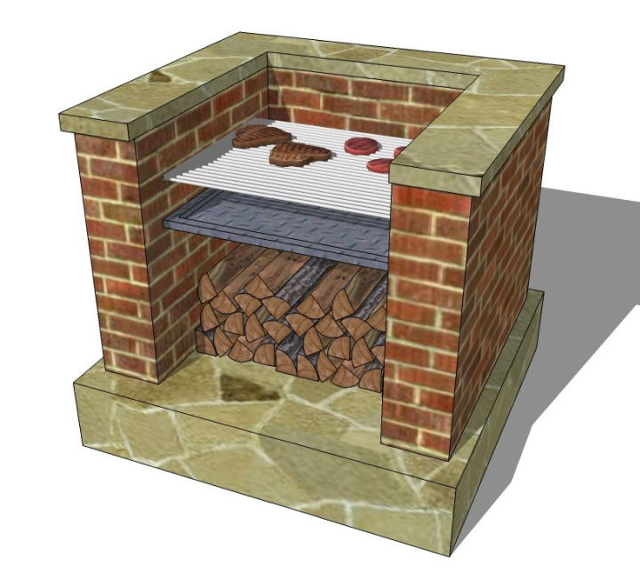 Make Brick Grill: 20 DIY Brick BBQ Ideas and Plans - Blitsy