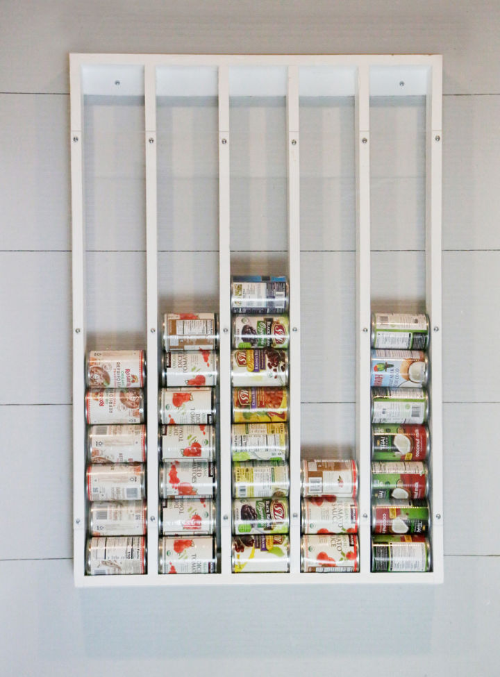 DIY Can Organizer for Maximizing Your Kitchen Space - Blitsy
