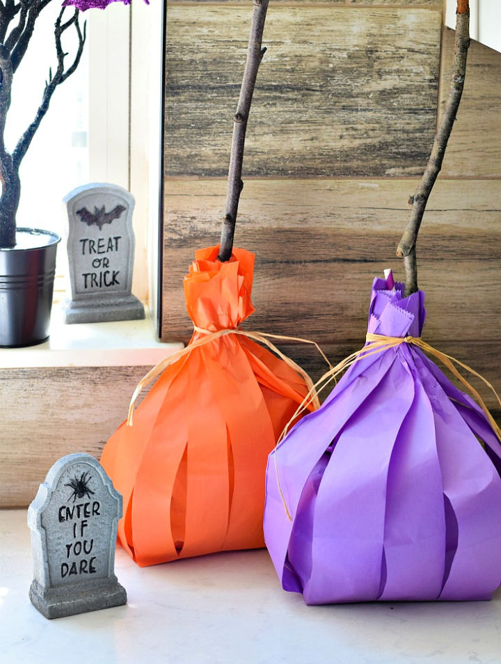 DIY Witch Broom - Step by Step Instructions - Blitsy
