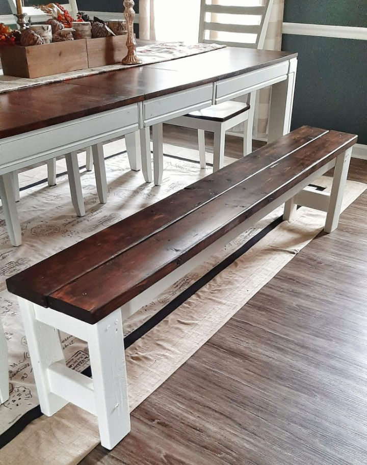 DIY Dining Bench for Your Dining Space - Blitsy