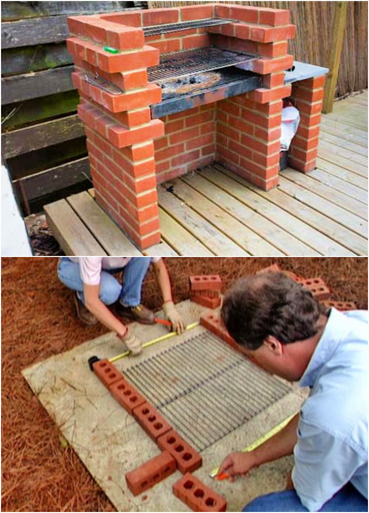 Make Brick Grill: 20 DIY Brick BBQ Ideas and Plans - Blitsy
