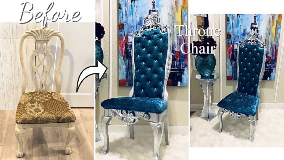 Budget-Friendly DIY Throne Chair - Blitsy