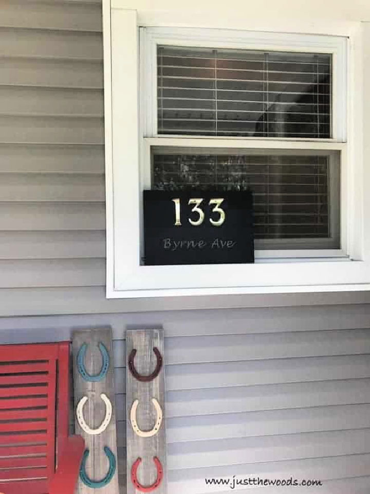 30 DIY House Number Ideas and House Number Signs - Blitsy