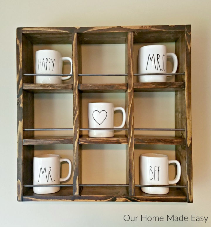 25 DIY Coffee Mug Rack and Holder Ideas - Blitsy