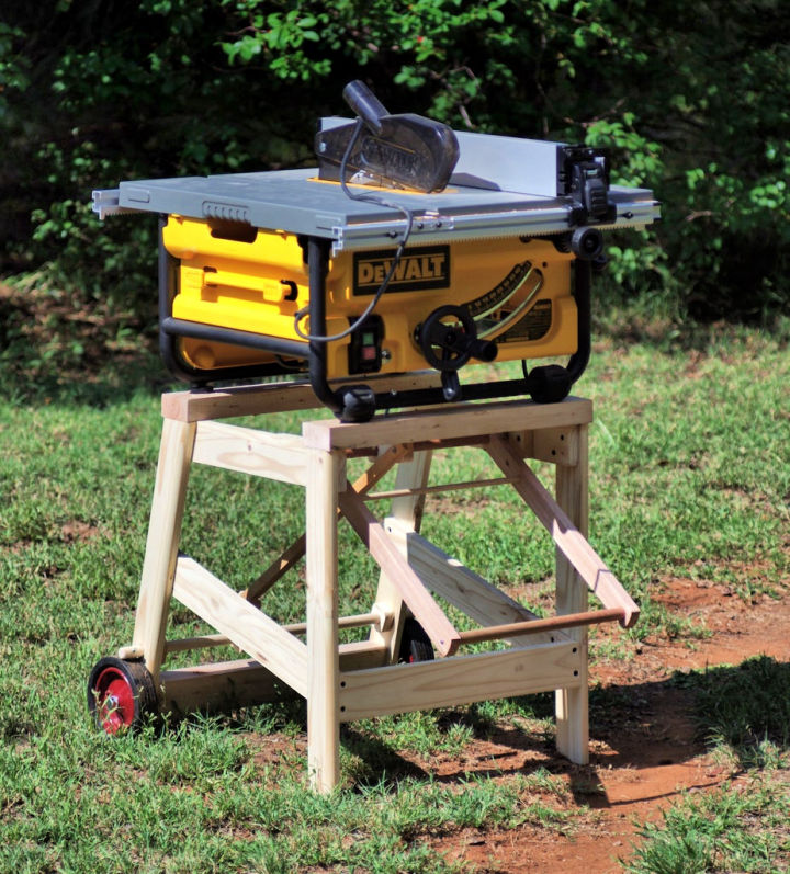 DIY Table Saw Stand Plans - Blitsy