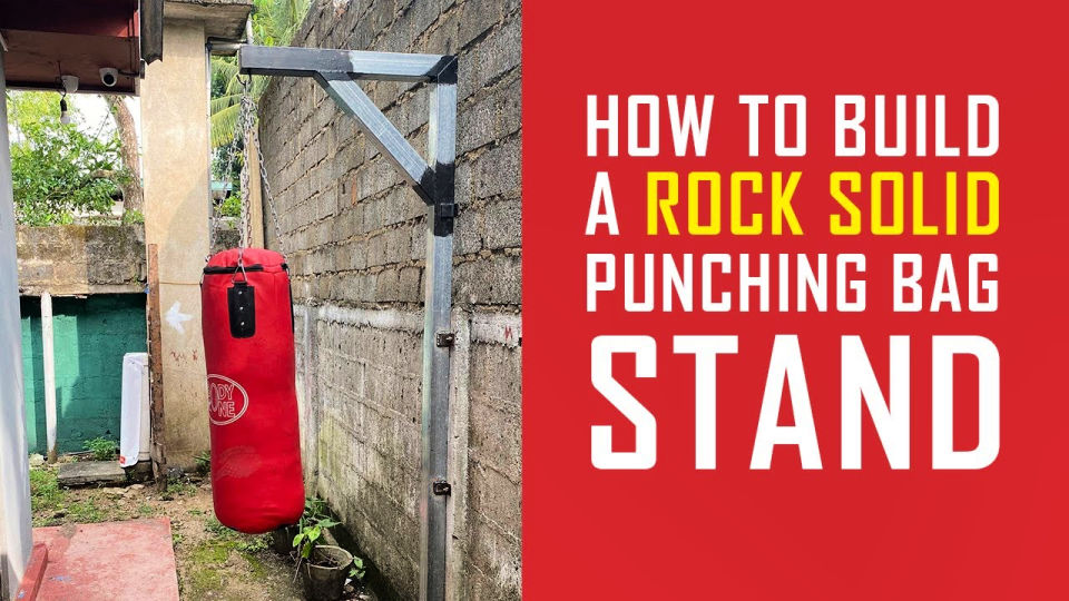 DIY Punching Bag Stand to Get a Great Workout at Home - Blitsy
