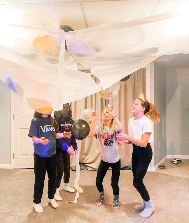 DIY Balloon Drop for A Memorable Party Experience - Blitsy