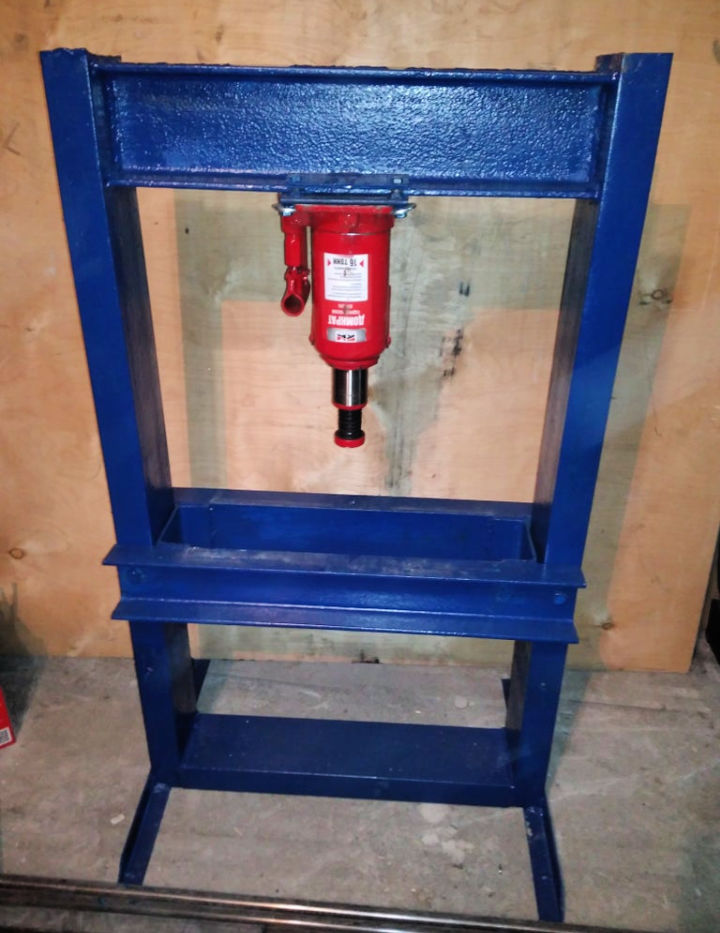 Homemade DIY Hydraulic Press - Blitsy