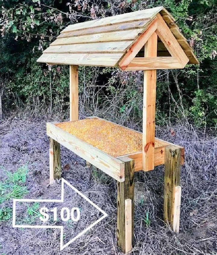 20 Homemade DIY Deer Feeder Ideas - Blitsy