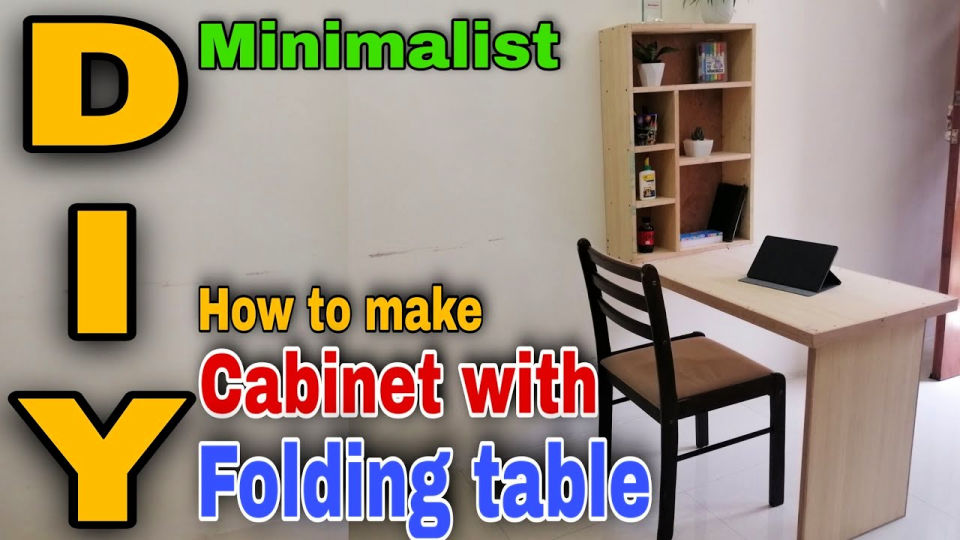 Space-Saving DIY Murphy Desk - Blitsy