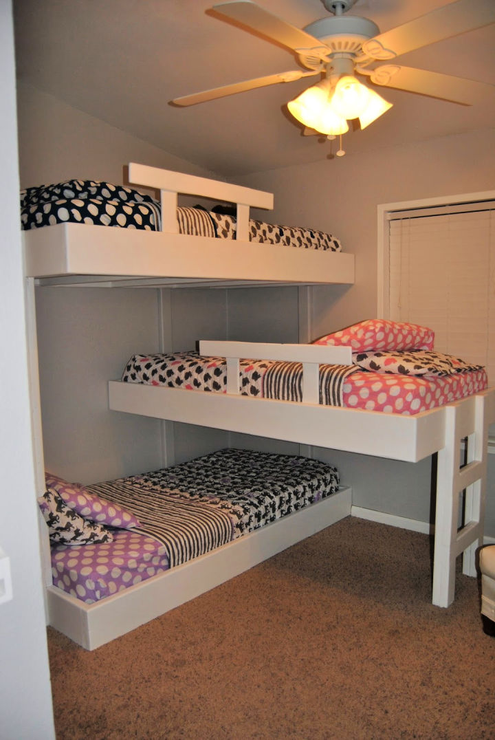 DIY Triple Bunk Bed Plans - Blitsy
