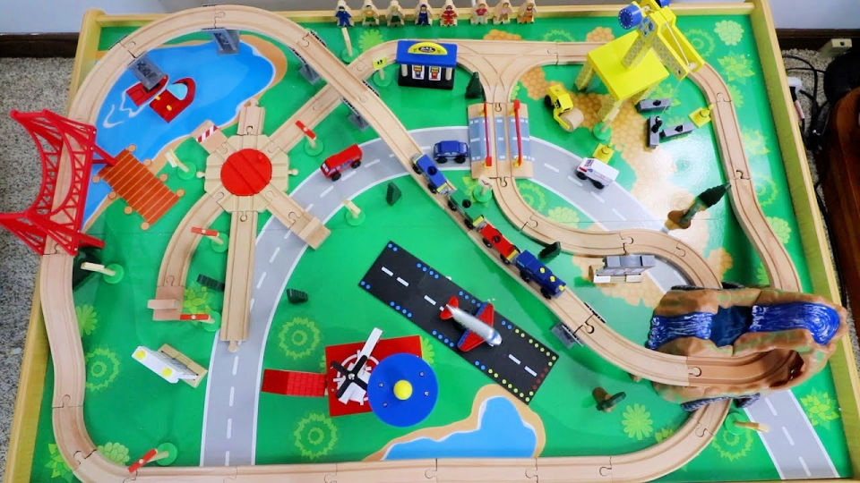 DIY Train Table for Kids' Playtime - Blitsy