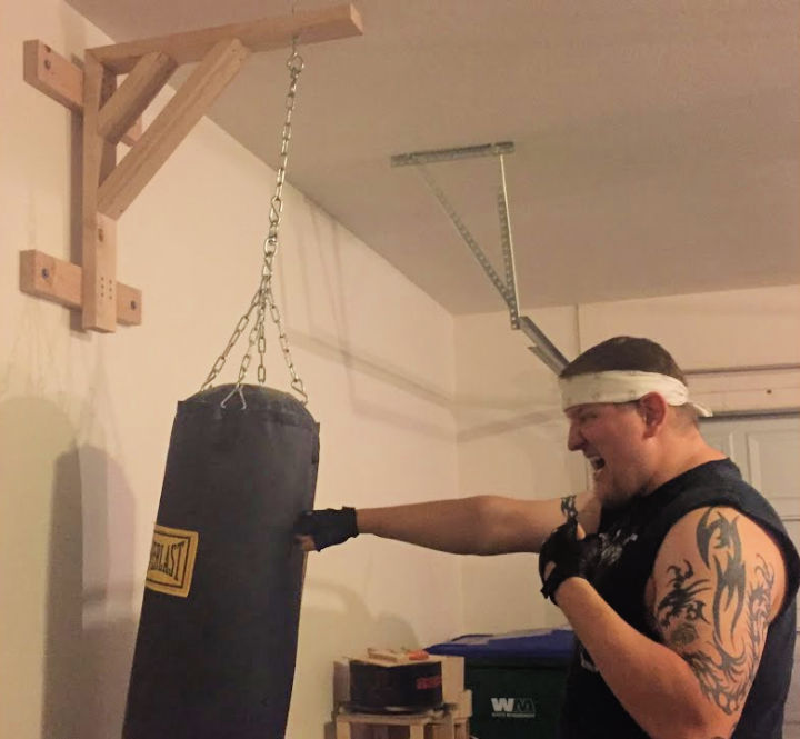 DIY Punching Bag Stand to Get a Great Workout at Home - Blitsy