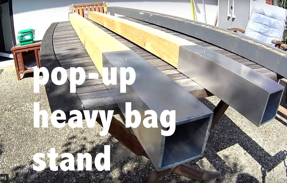 DIY Punching Bag Stand to Get a Great Workout at Home - Blitsy