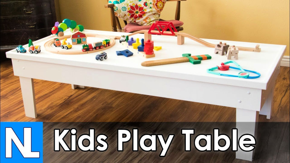 DIY Train Table for Kids' Playtime - Blitsy
