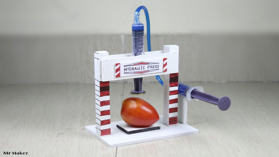 Homemade DIY Hydraulic Press - Blitsy