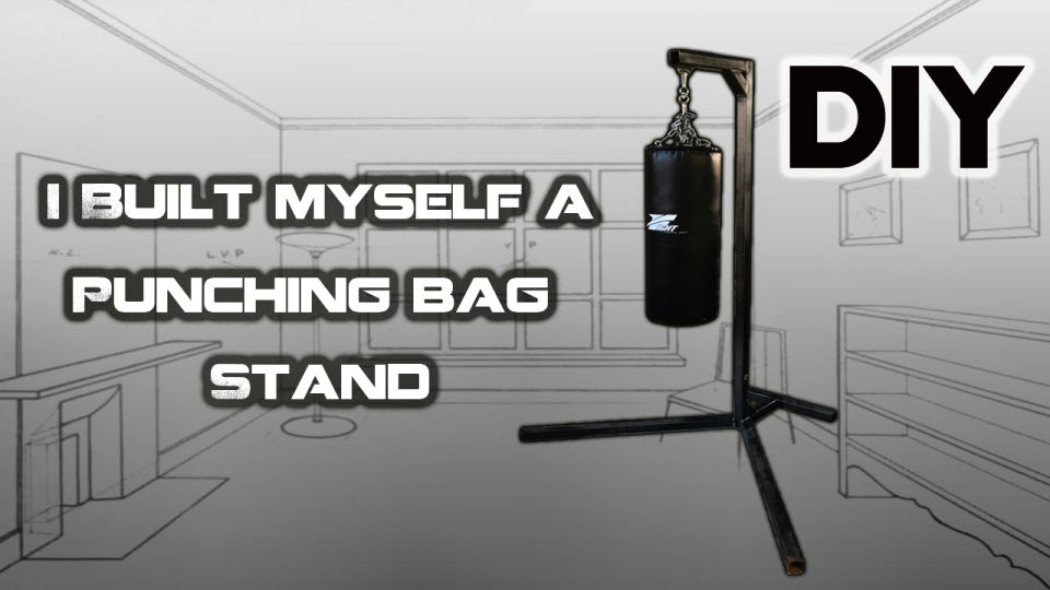 DIY Punching Bag Stand to Get a Great Workout at Home - Blitsy