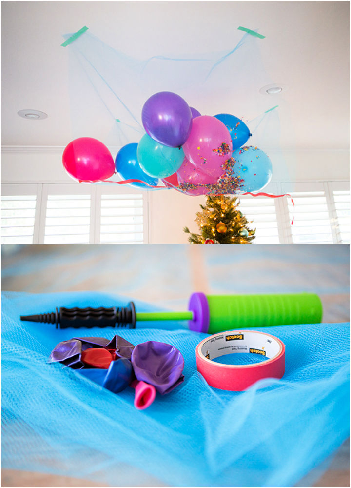 DIY Balloon Drop for A Memorable Party Experience - Blitsy
