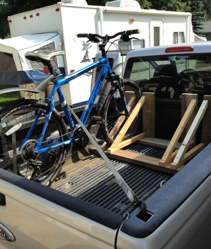 Easy DIY Truck Bed Bike Rack - Blitsy