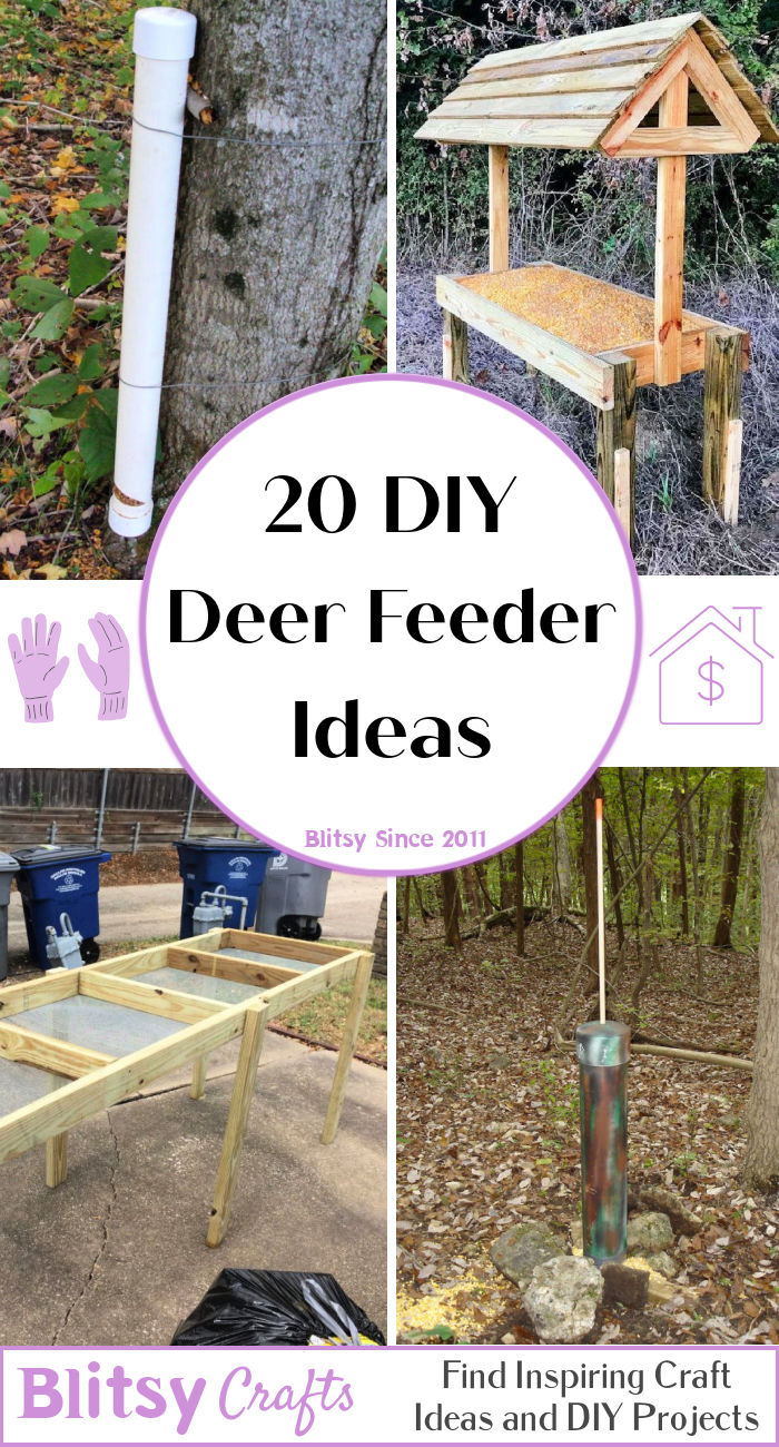 20 Homemade DIY Deer Feeder Ideas - Blitsy