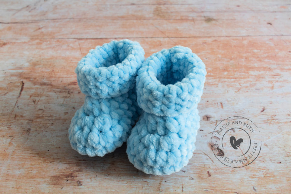 45 Free Crochet Baby Booties Patterns (PDF Pattern) - Blitsy