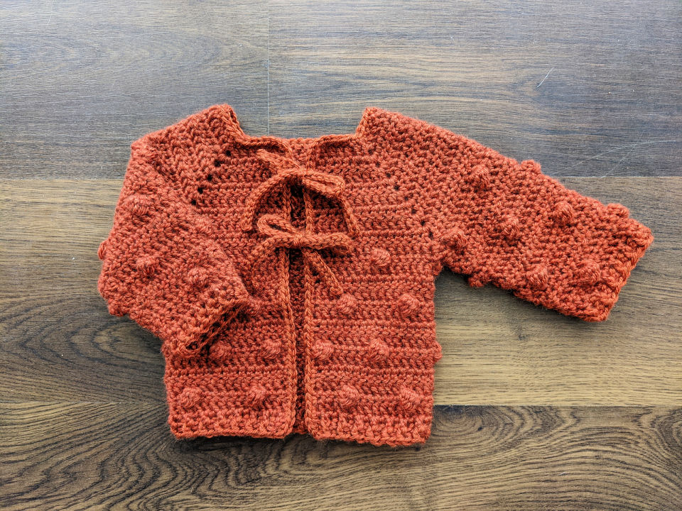 30 Free Crochet Baby Sweater Patterns - Blitsy