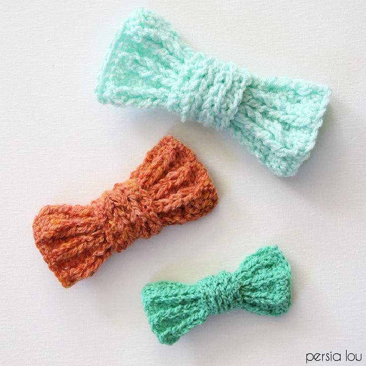35 Free Crochet Bow Patterns (Crochet Bow Tie Pattern)
