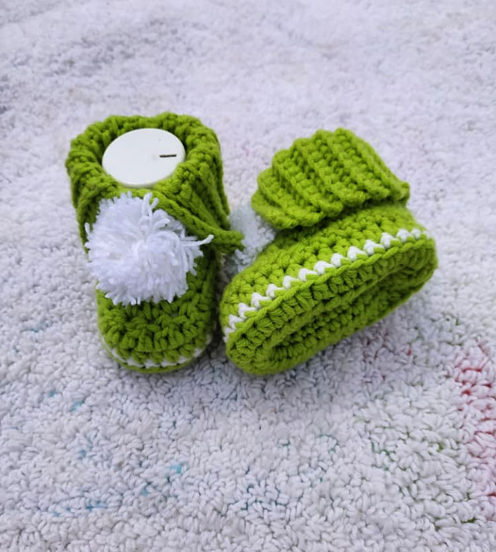 45 Free Crochet Baby Booties Patterns (PDF Pattern) - Blitsy